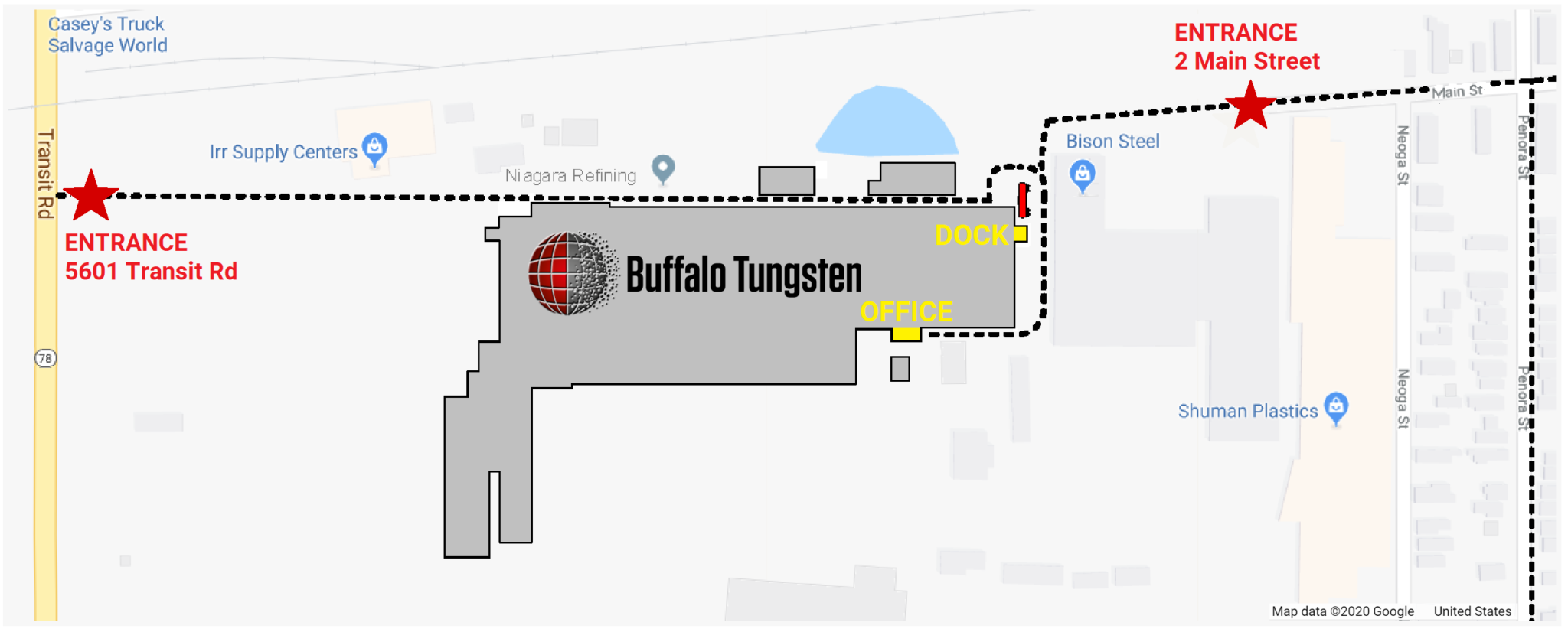 Contact Us - Buffalo Tungsten - Depew, NY - (716) 683-9170