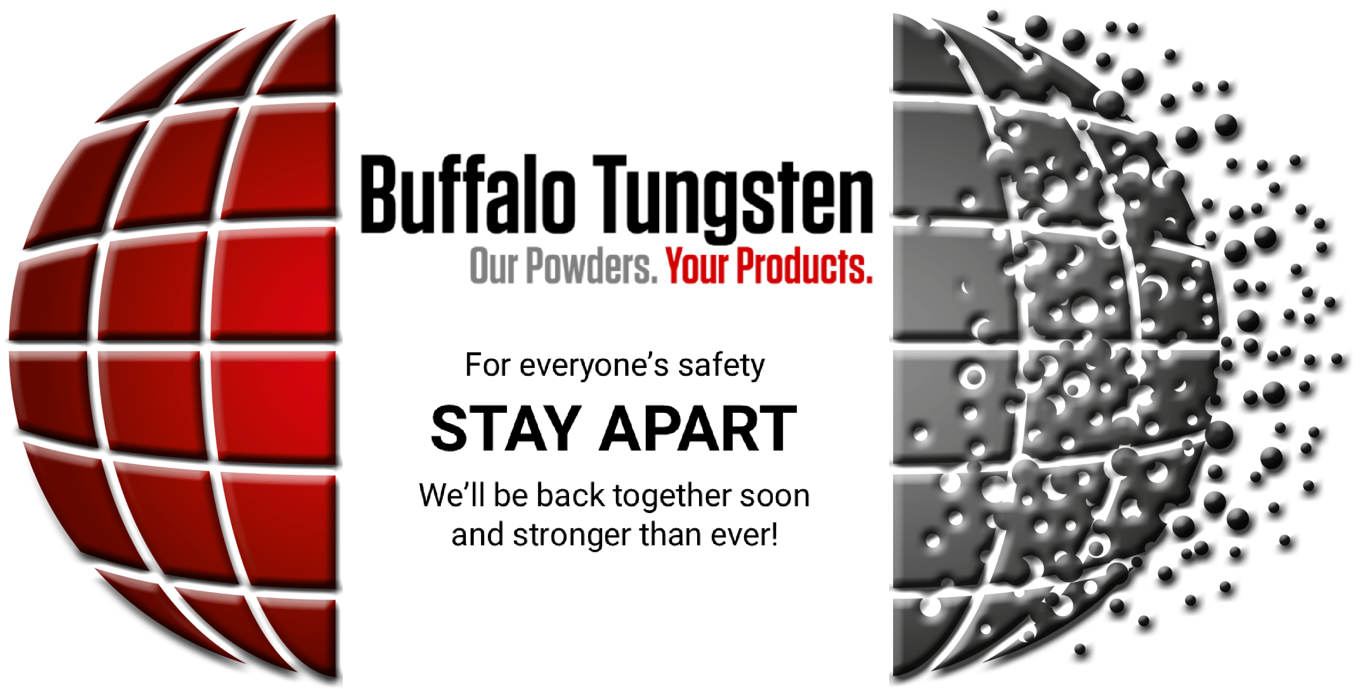 Social Distancing Logo - Buffalo Tungsten - Depew, NY